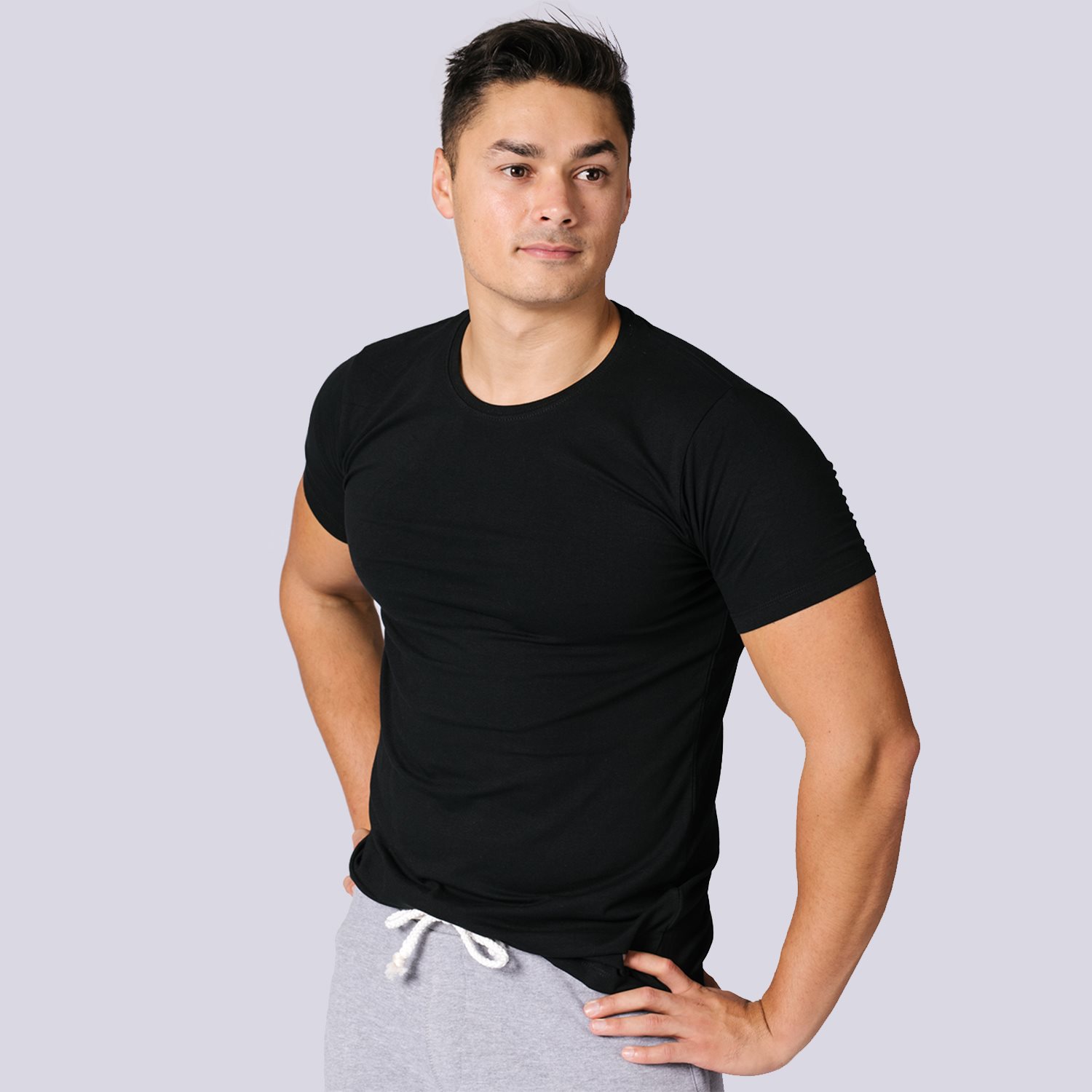 Økologisk Shape Tee - Sort